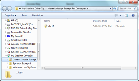 Google Storage on Your Desktop